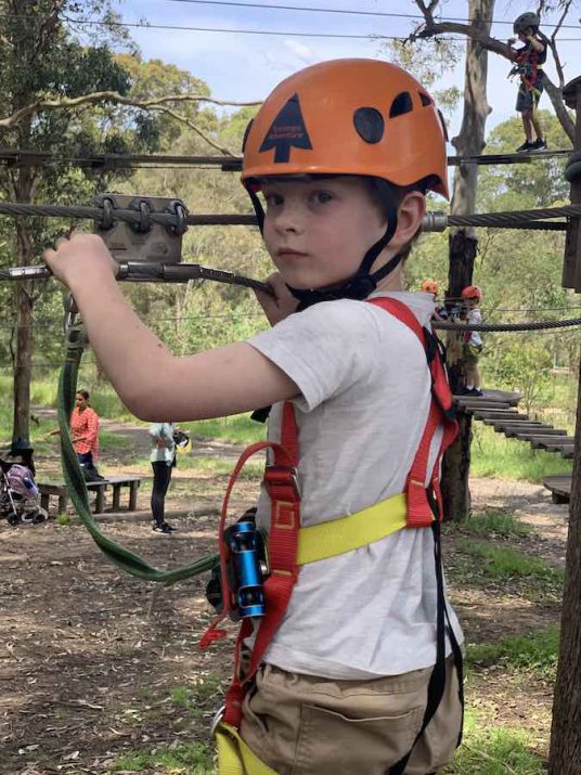 Climbing at Treetops Adventure Western Sydney – Mummy To Twins Plus One